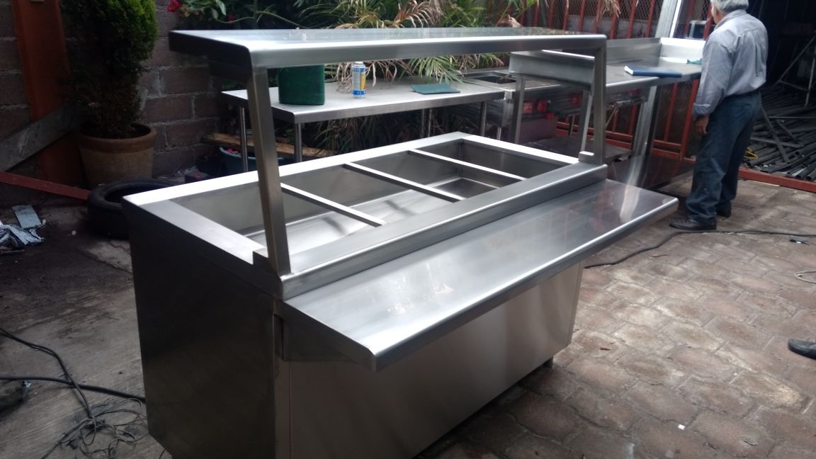 Mesas Frías de Acero Inoxidable | Envíos a todo México